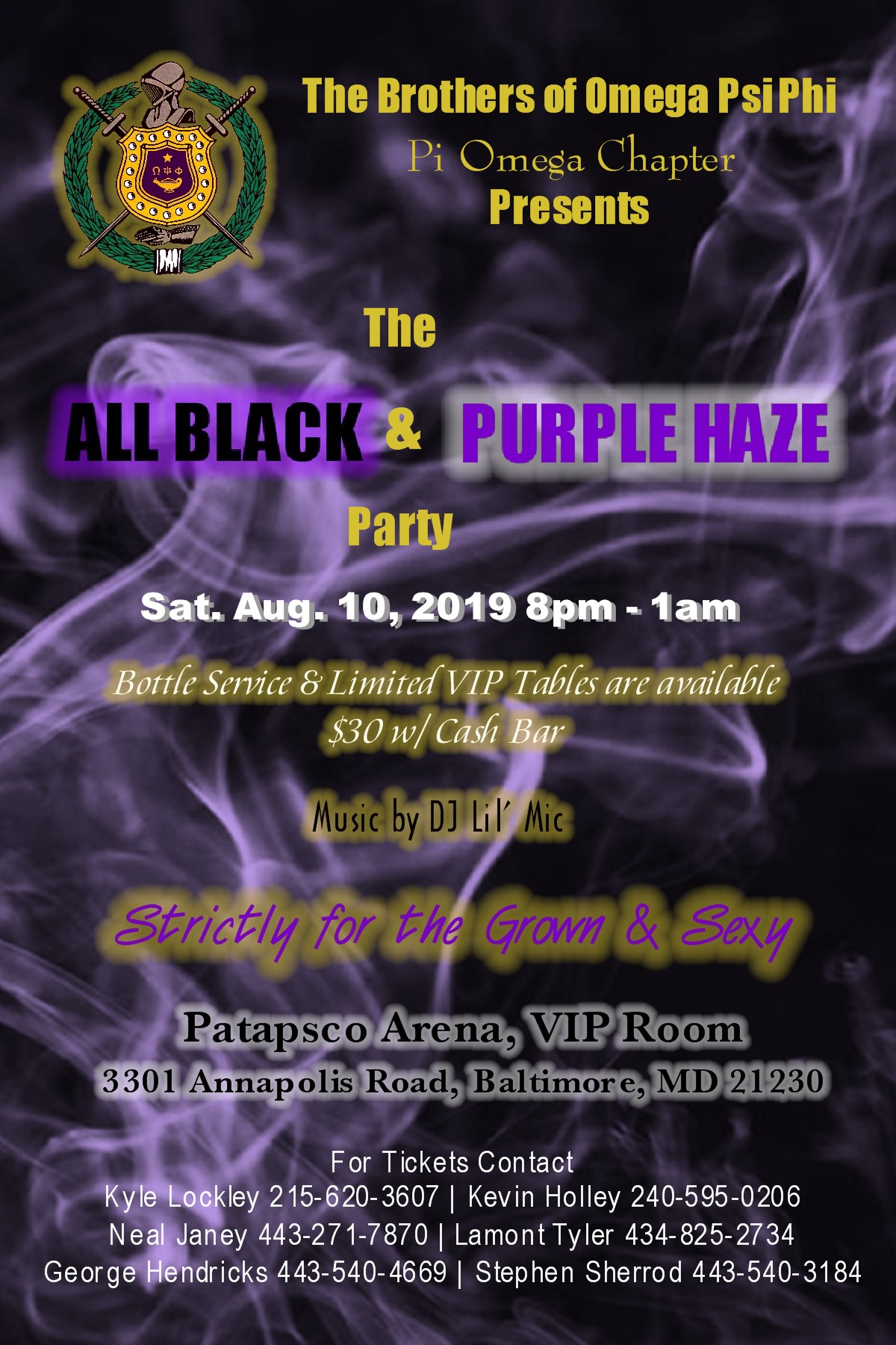 The All Black and Purple Haze Party (Purchase at the door!!!!) – Pi ...